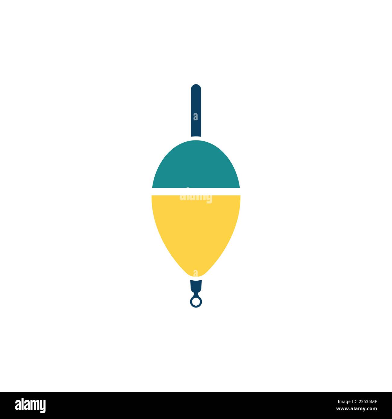Icon of float . Flat color design. Vector illustration Stock Photo - Alamy