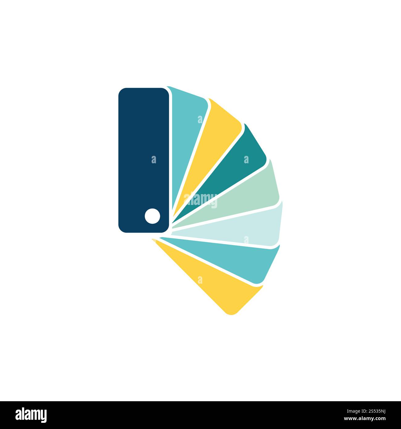 Color samples icon. Flat color design. Vector illustration Stock Photo - Alamy