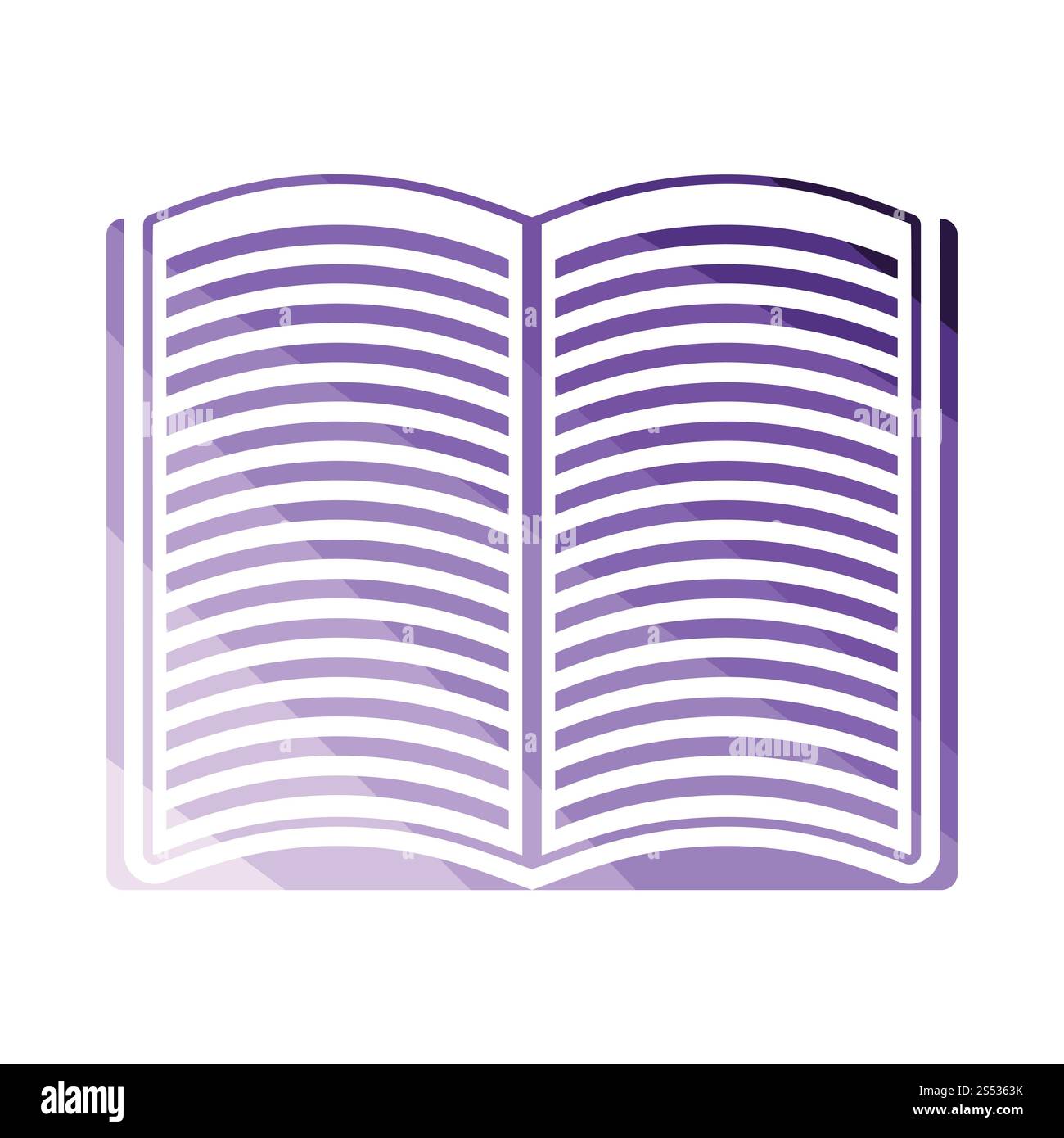 Books flat design Cut Out Stock Images & Pictures - Alamy