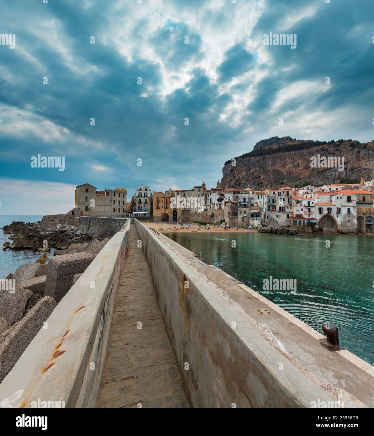 Beautiful cefalu village view hi-res stock photography and images - Alamy