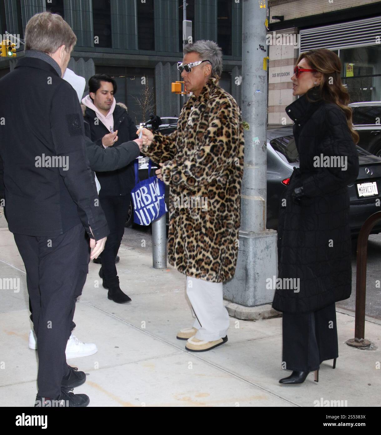 New York, NY, USA. 13th Jan, 2025. Robbie Williams seen at Watch What ...