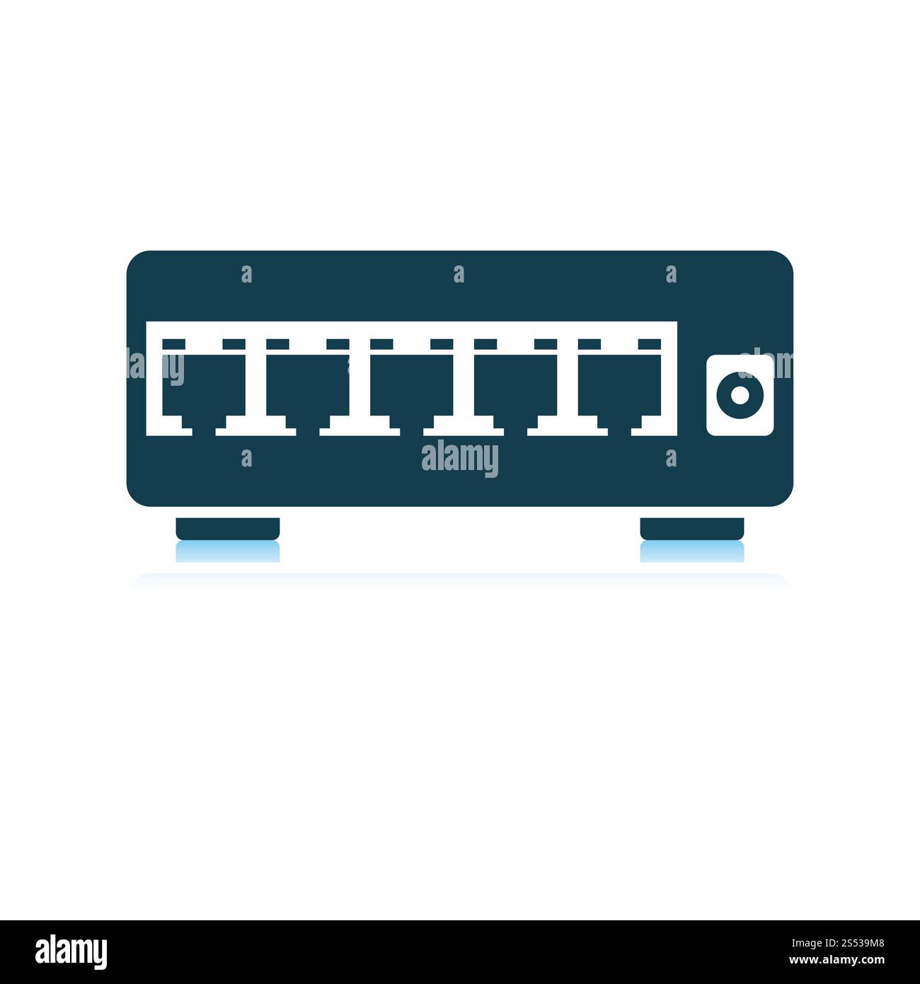 Icon ethernet broadband Cut Out Stock Images & Pictures - Alamy