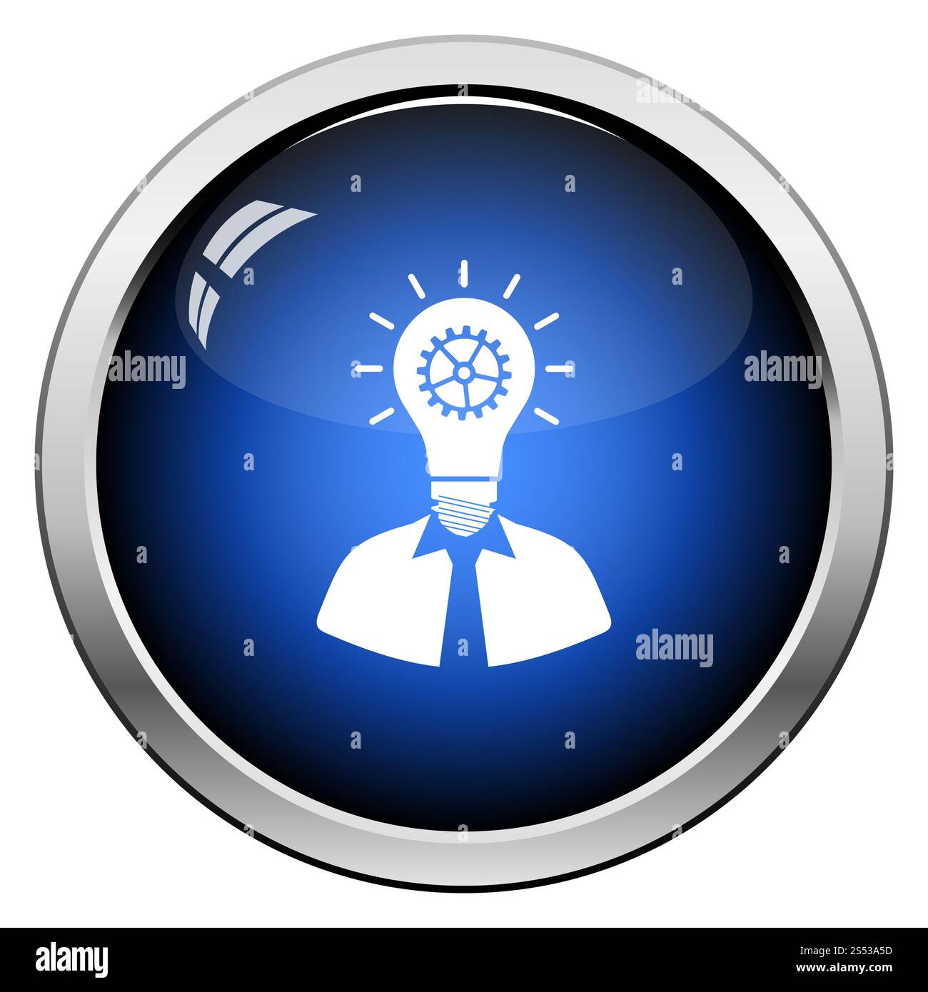 Innovation icon illustration light Cut Out Stock Images & Pictures - Alamy