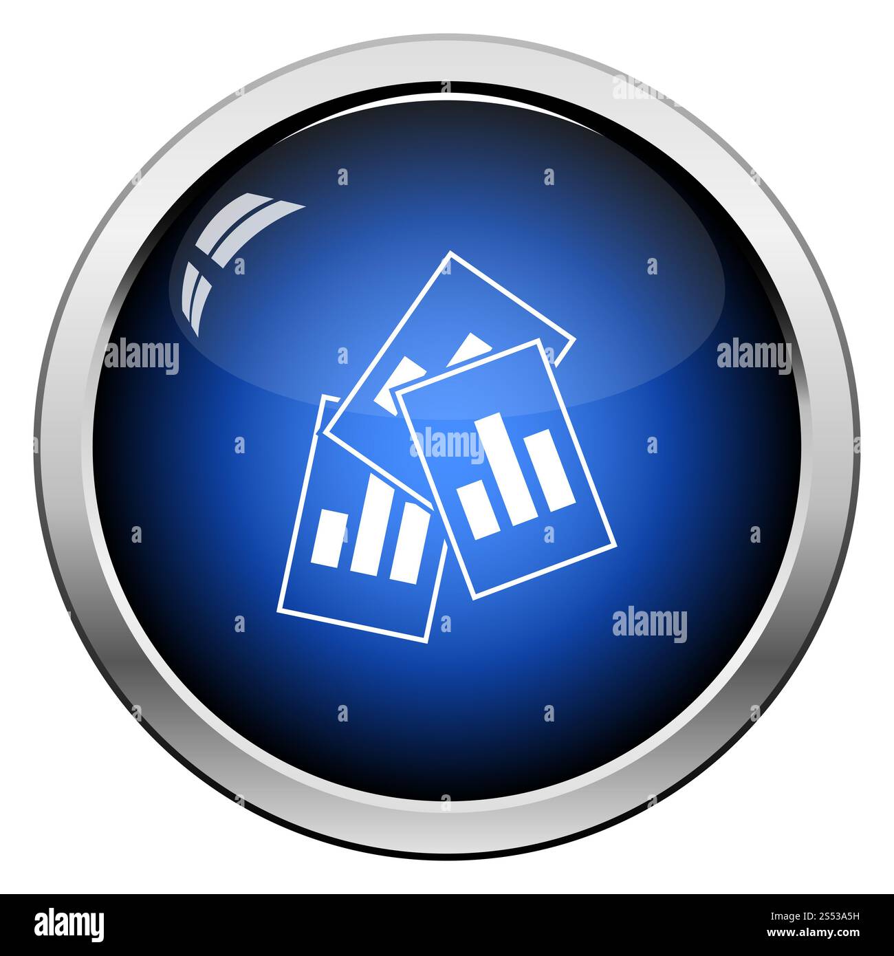 Analytics Sheets Icon. Glossy Button Design. Vector Illustration Stock ... Analytics Sheets Icon. Glossy Button Design. Vector Illustration Stock ...