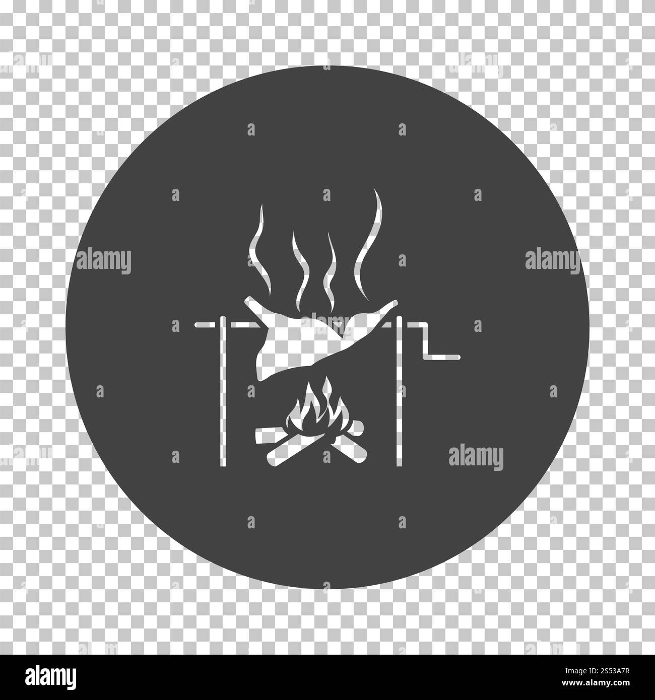 Fire embers vector Black and White Stock Photos & Images - Alamy