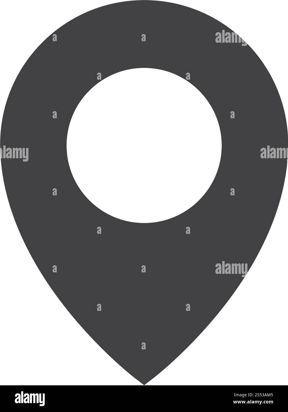 Location point Logo vector Stock Vector Image & Art - Alamy