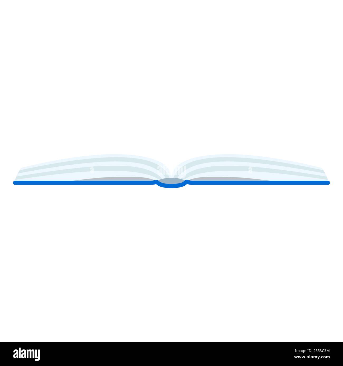 Open book icon. Flat illustration of open book vector icon for web ...