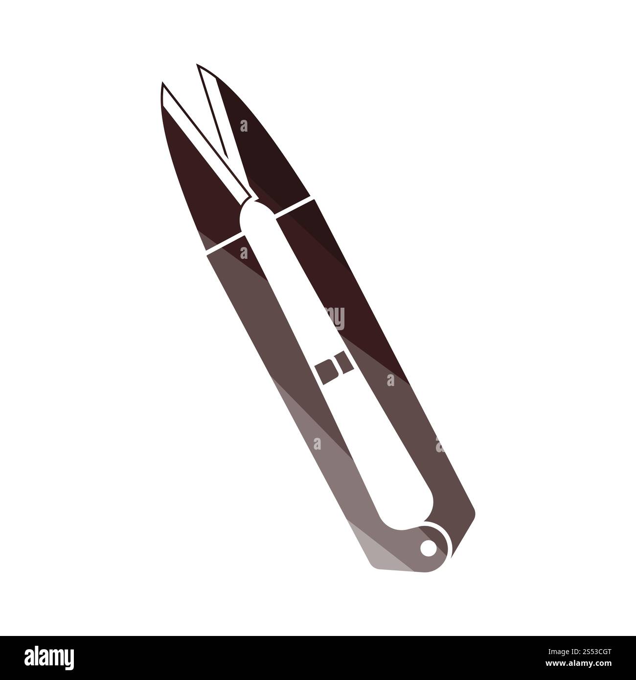 Seam Ripper Icon. Flat Color Ladder Design. Vector Illustration Stock ...