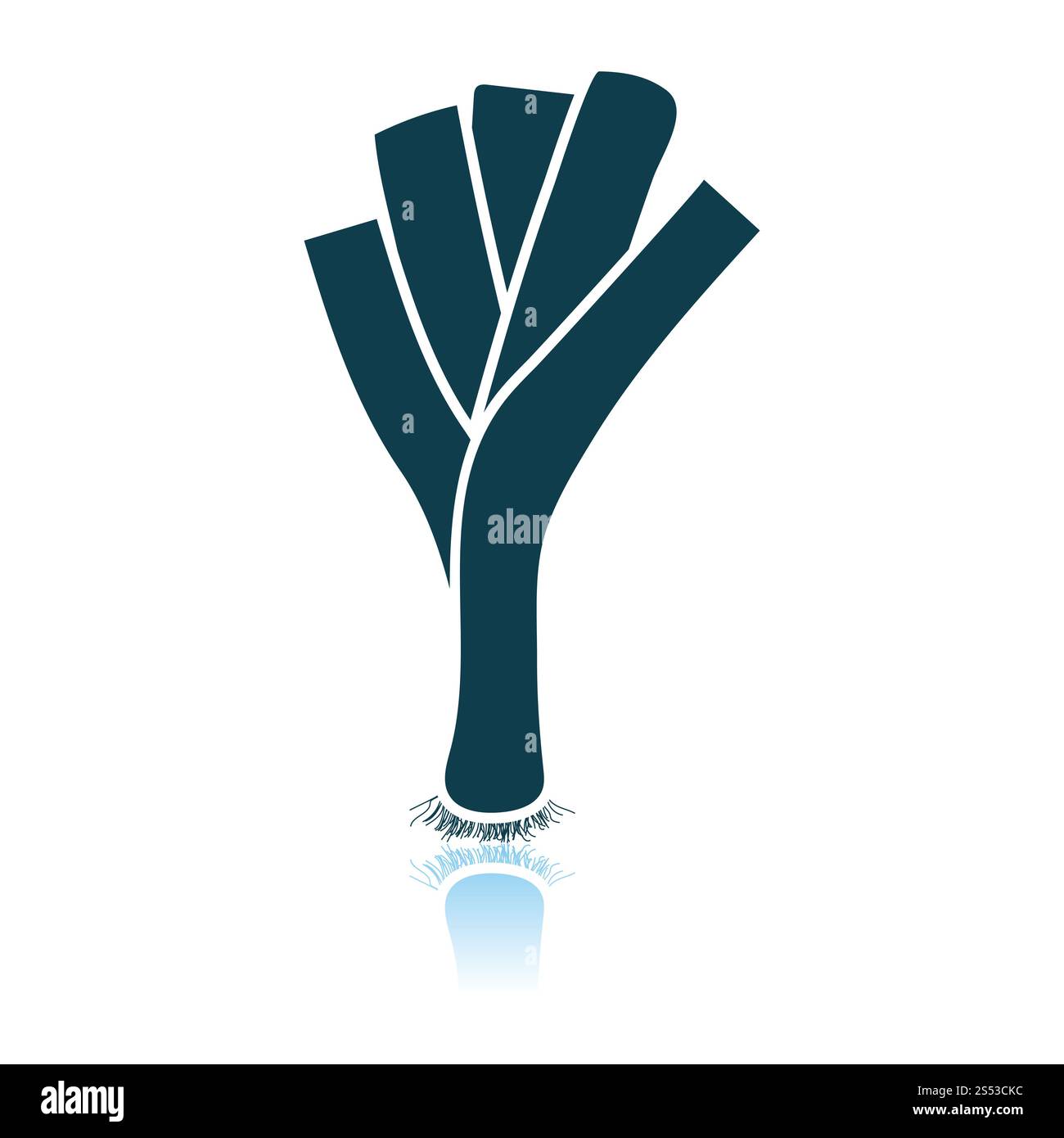 Leek icon spring onion Cut Out Stock Images & Pictures - Alamy