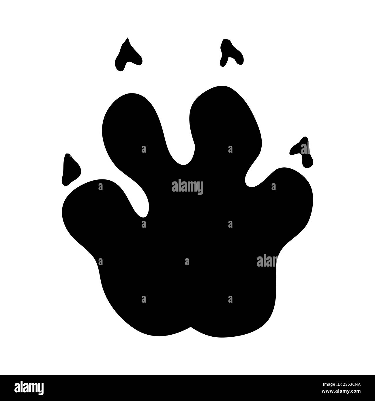 Cute landscape silhouette Cut Out Stock Images & Pictures - Alamy