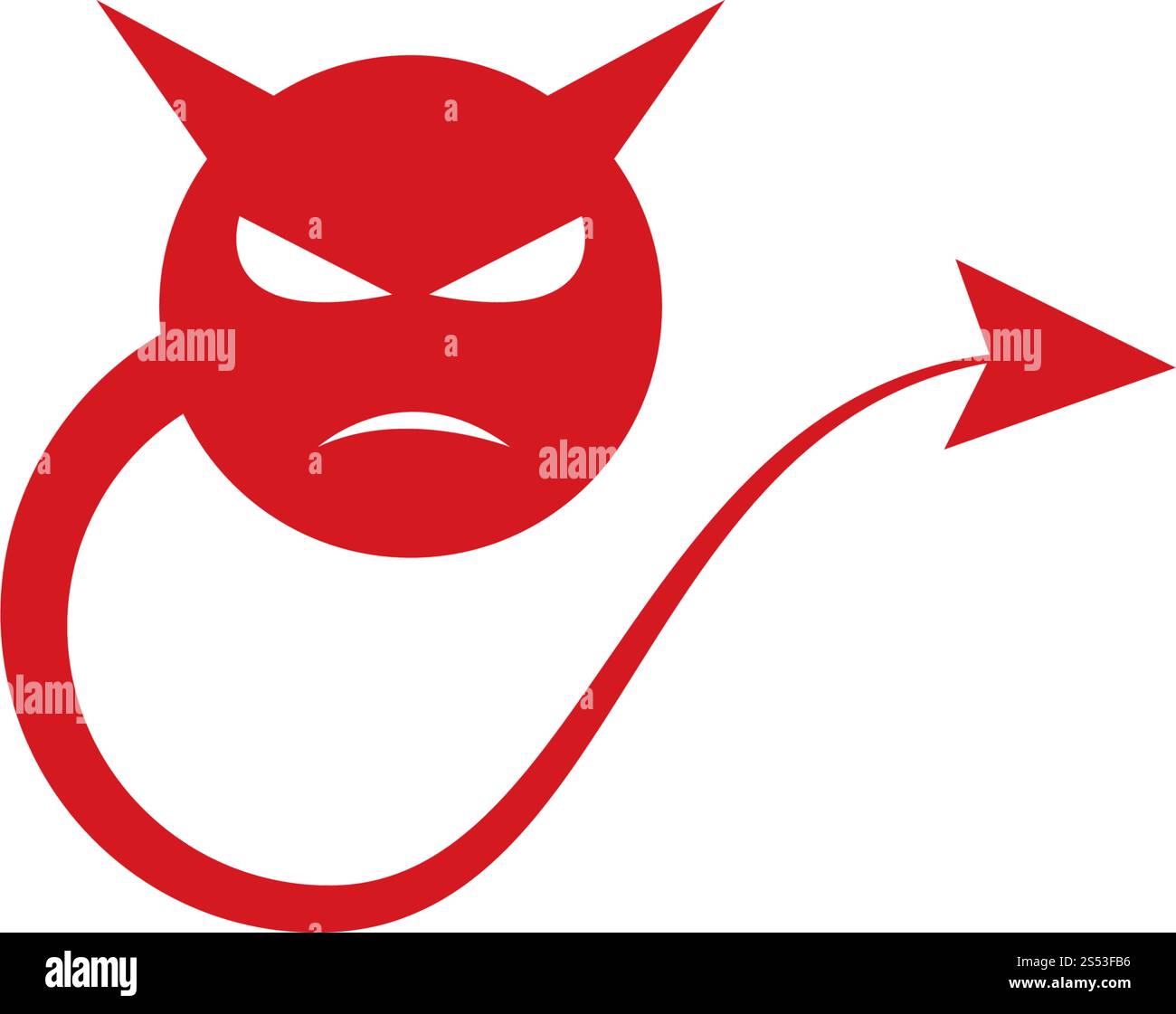 Devil logo vector icon template Stock Vector Image & Art - Alamy