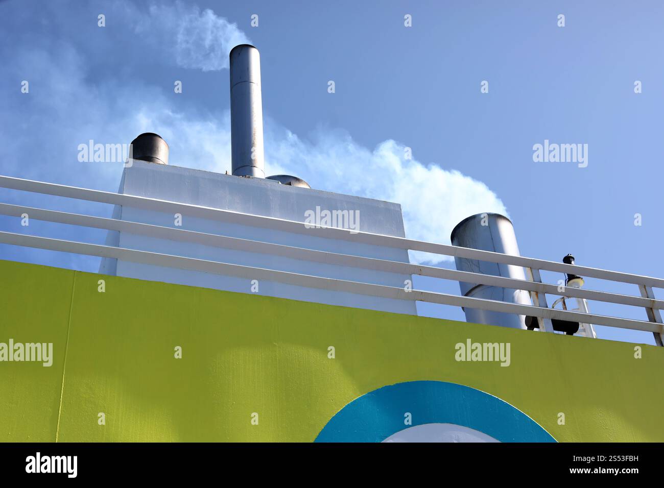 General views on board the DFDS Ferry from Newhaven in UK to Dieppe in ...