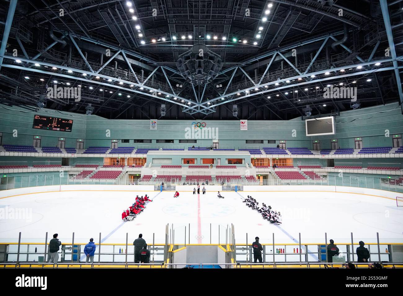 Nagano Japan. 12th Jan, 2025. General View, JANUARY 12, 2025 - Para Ice ...
