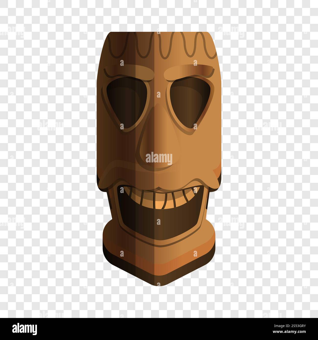 Totem idol icon. Cartoon of totem idol vector icon for web design for ...