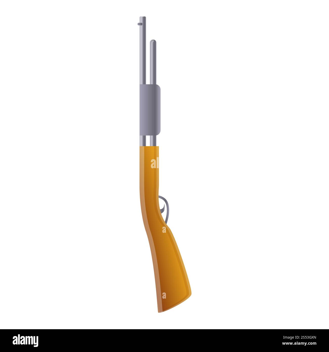 Police shotgun icon. Cartoon of police shotgun vector icon for web ...