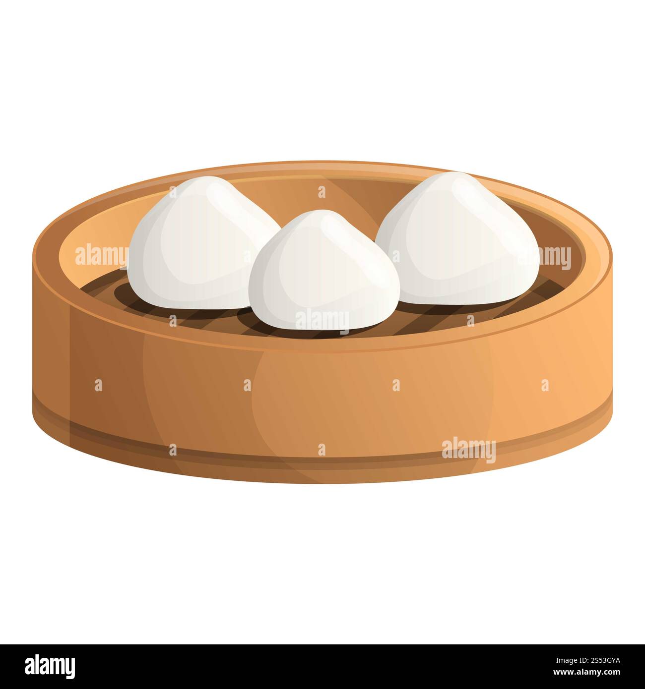Dim sum steamer icon. Cartoon of dim sum steamer vector icon for web ...