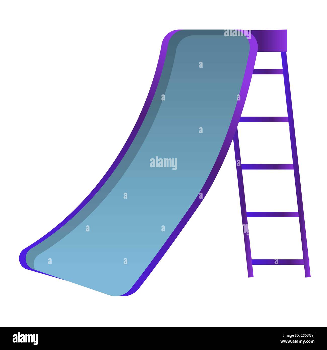 Kid slide icon. Cartoon of kid slide vector icon for web design ...