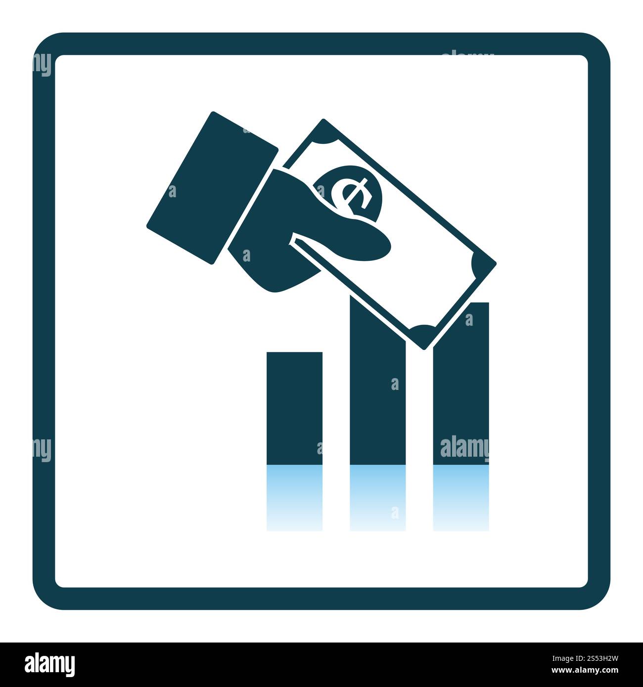 Graph chart icon vector illustration hi-res stock photography and ...
