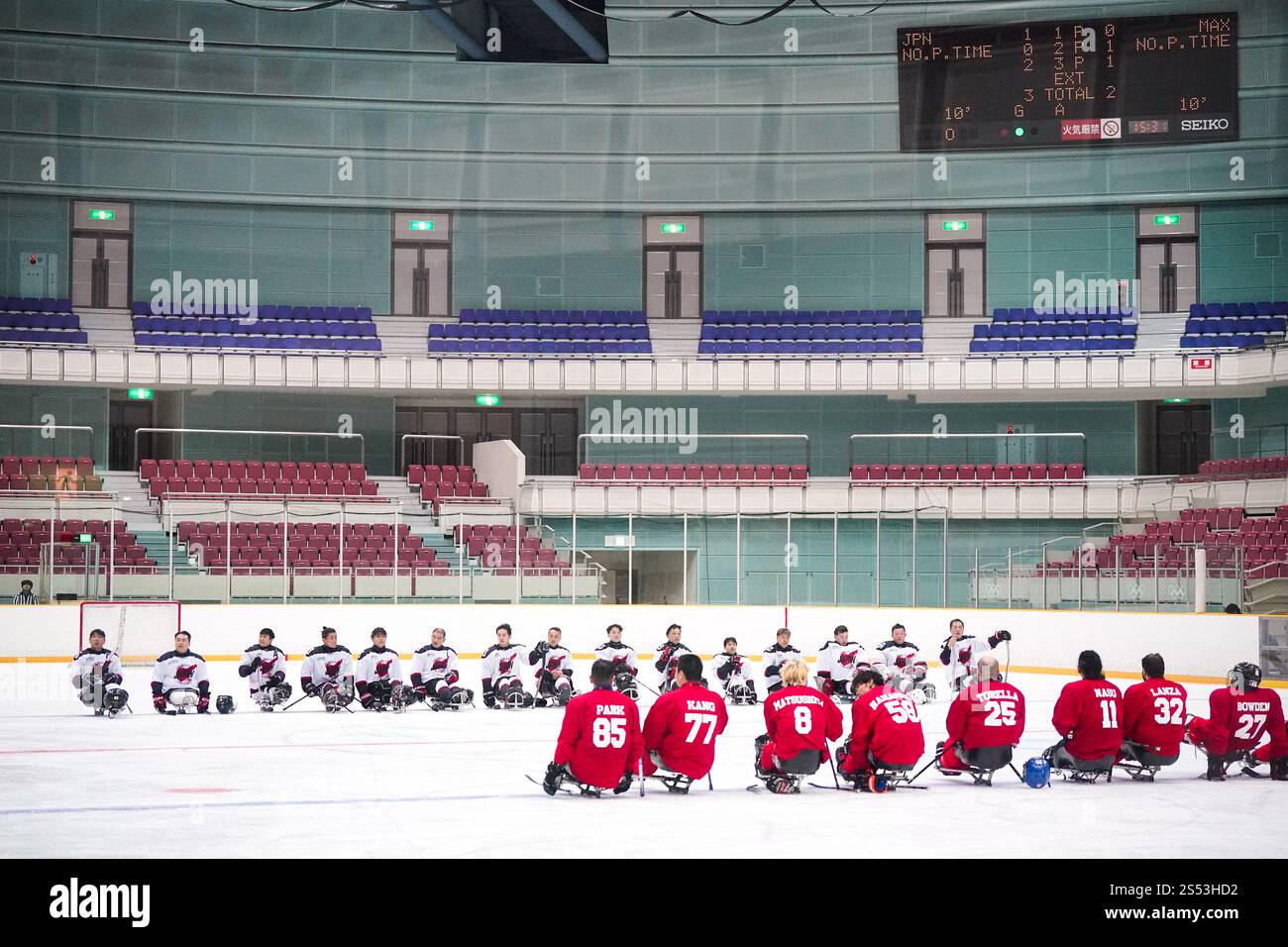 Nagano Japan. 12th Jan, 2025. General View, JANUARY 12, 2025 - Para Ice ...