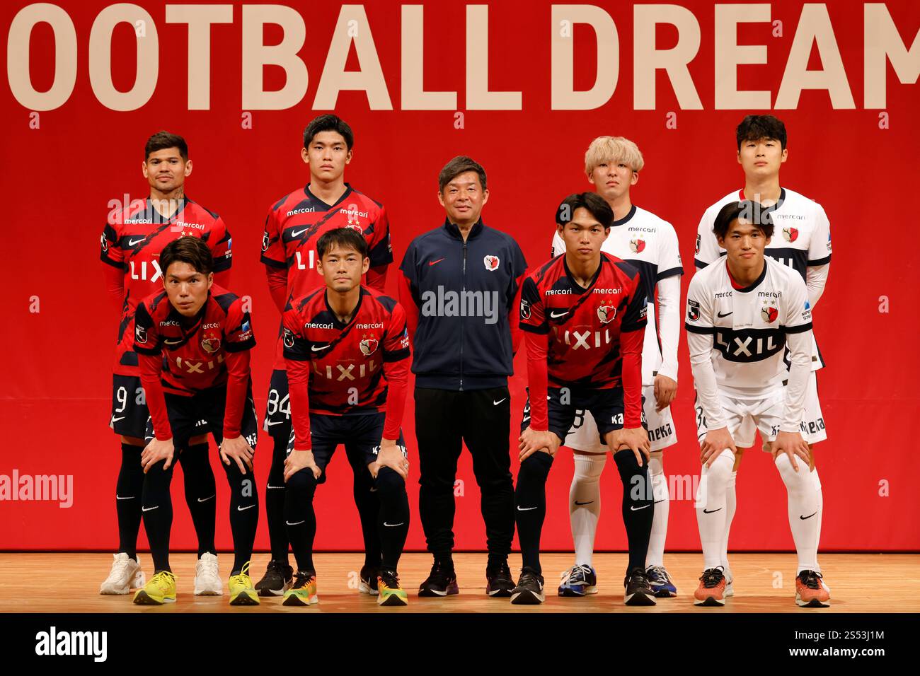 Ibaraki, Japan. 12th Jan, 2025. (L to R) Leo Ceara, Yuta Matsumura ...