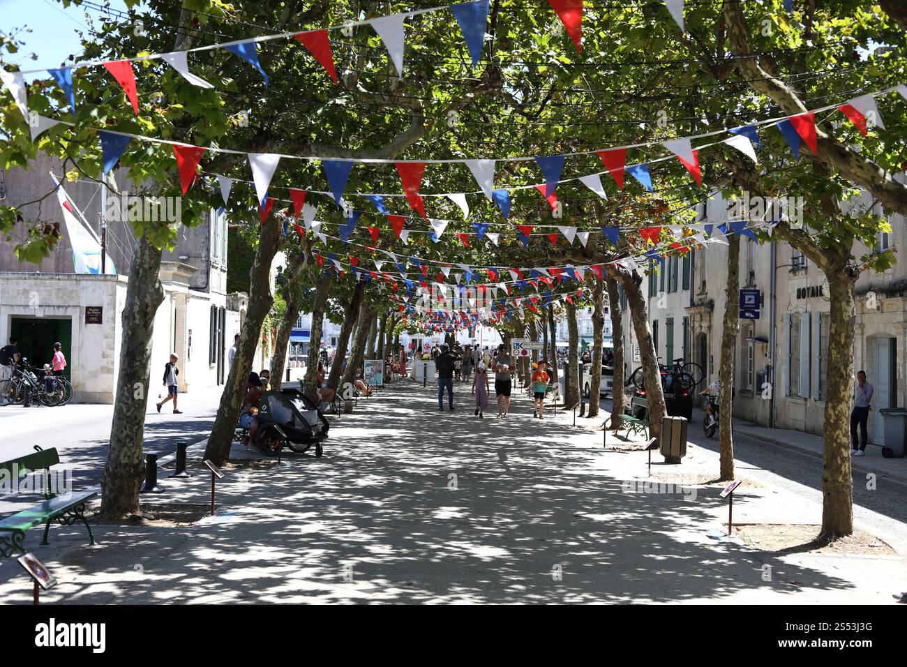 General views of the beautiful La Flotte in Ile de Re, France, Europe ...