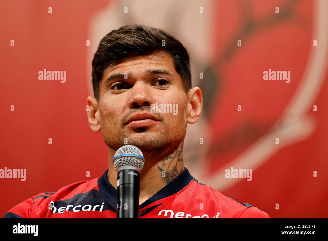 Ibaraki, Japan. 12th Jan, 2025. Leo Ceara (Antlers) Football/Soccer ...