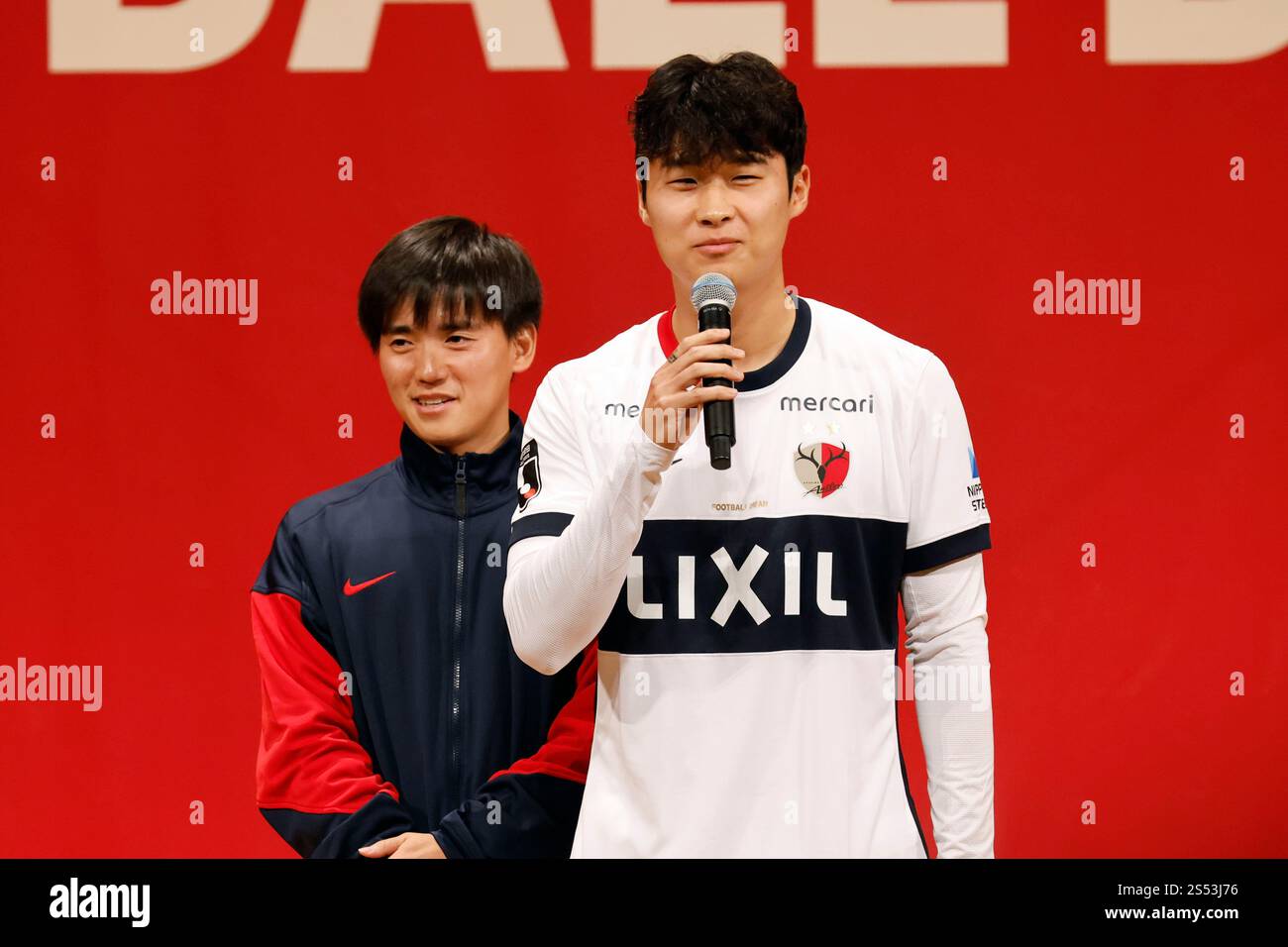 Ibaraki, Japan. 12th Jan, 2025. Kim Tae Hyeon (Antlers) Football/Soccer : 2025 Kashima Antlers ...