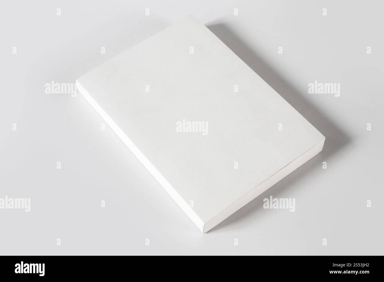 Closed blank book mockup, isolated on grey. Closed blank book isolated ...