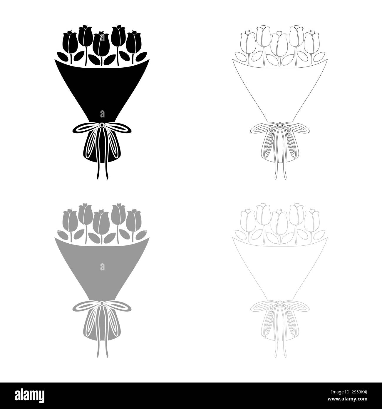 Wedding love concept flowers Cut Out Stock Images & Pictures - Alamy