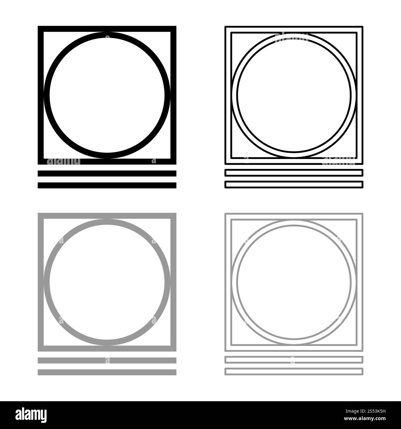Washing machine vector icon Black and White Stock Photos & Images - Alamy