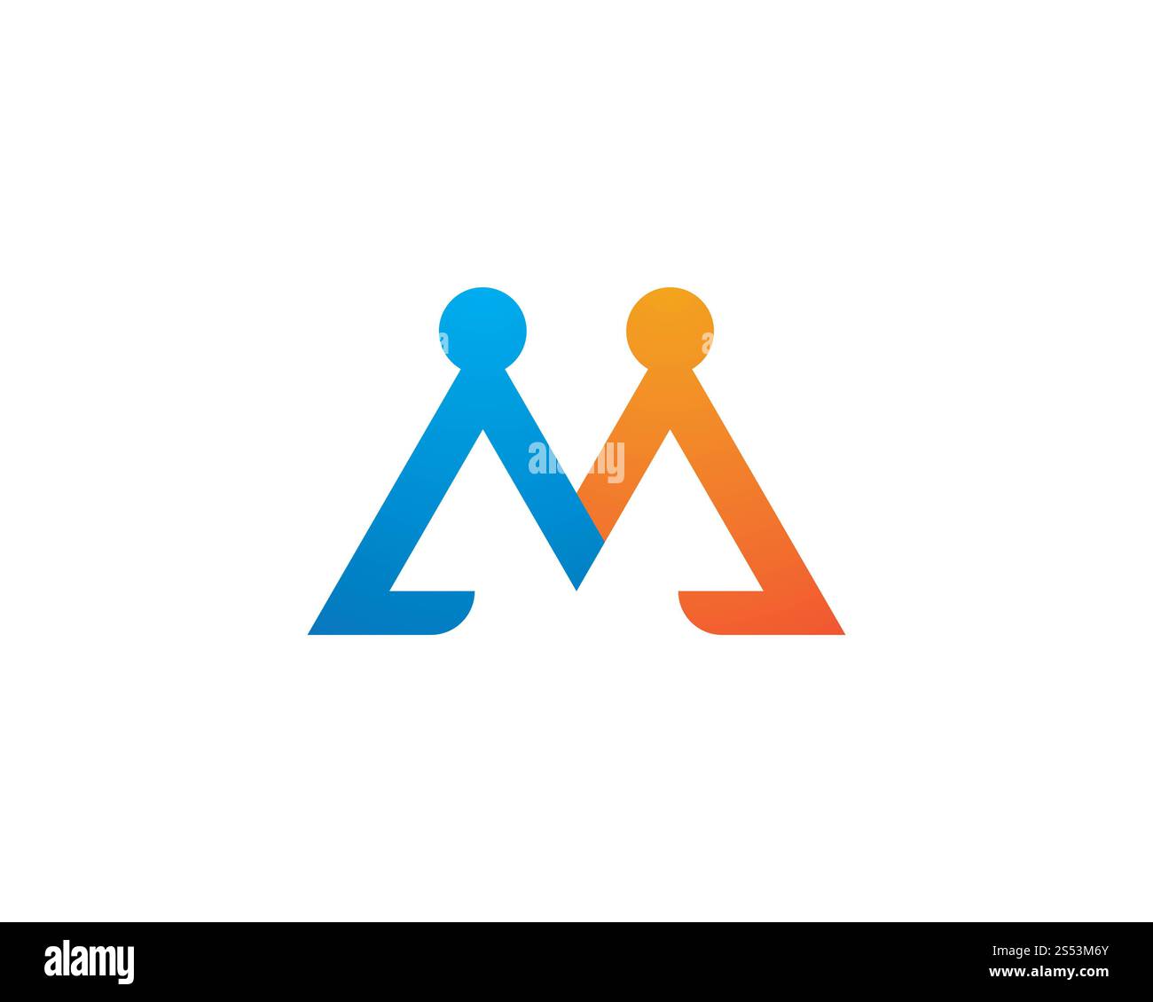M vector logo hi-res stock photography and images - Alamy