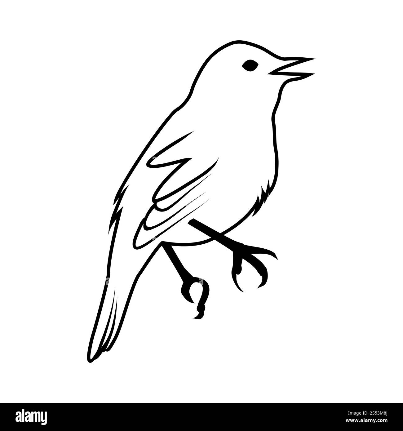 Bird wing outline hi-res stock photography and images - Alamy