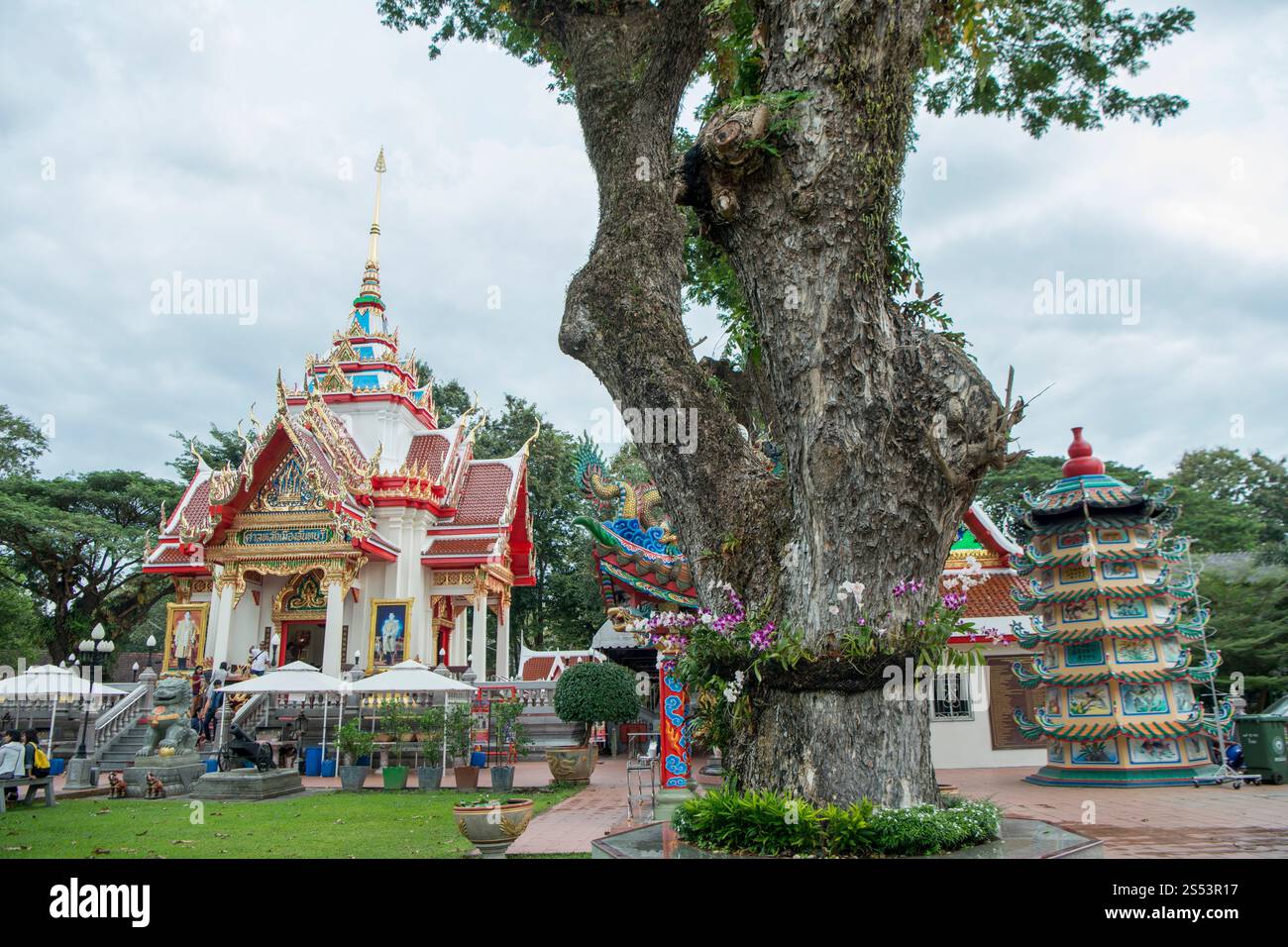 the city pillar shrine in the city of Chanthaburi in the north of ...