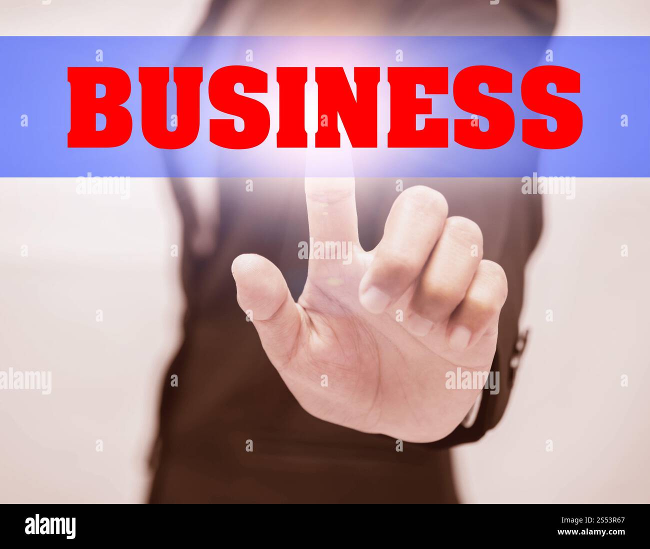 Woman touch screen network hi-res stock photography and images - Alamy