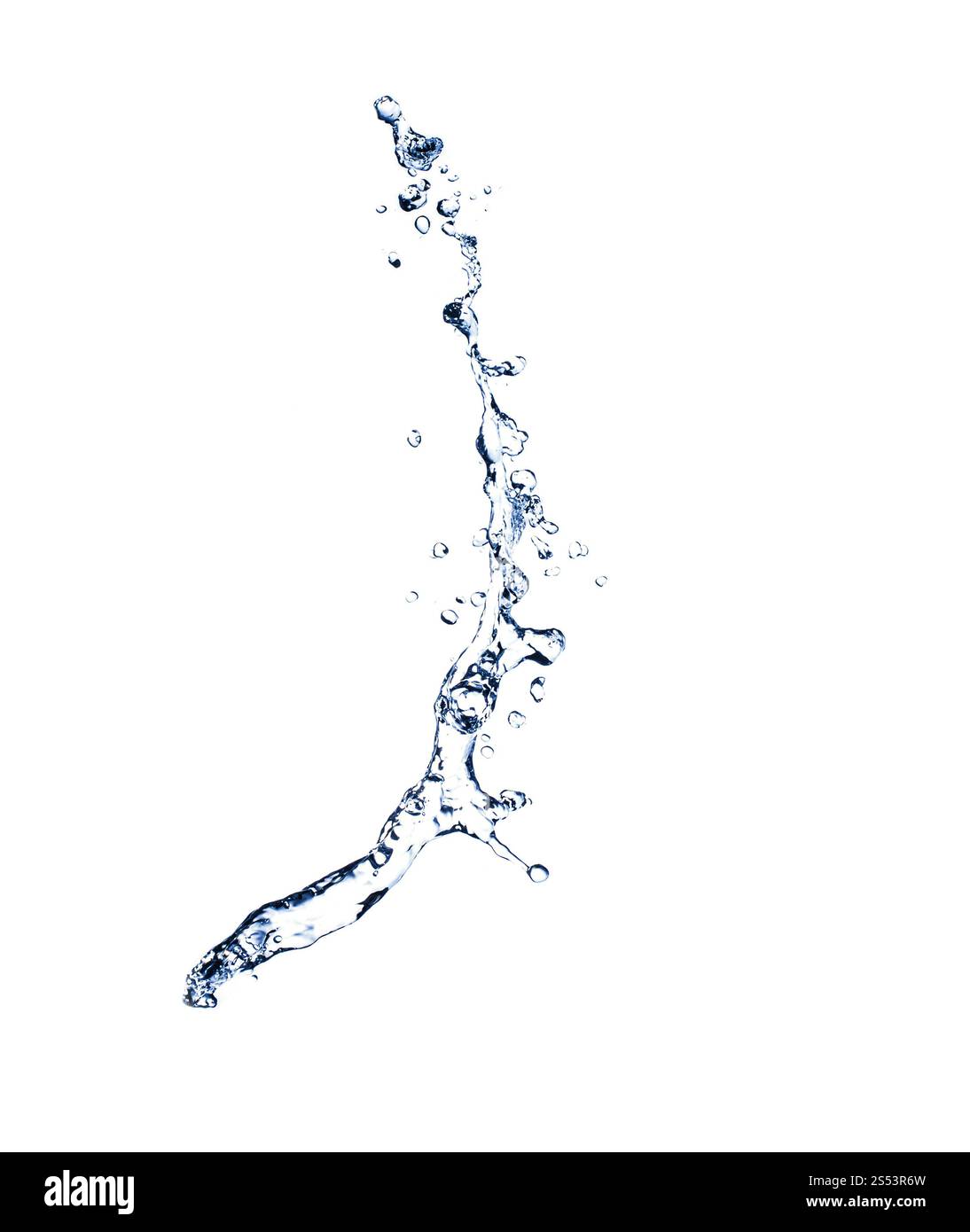 water splash isolated on white background Stock Photo - Alamy