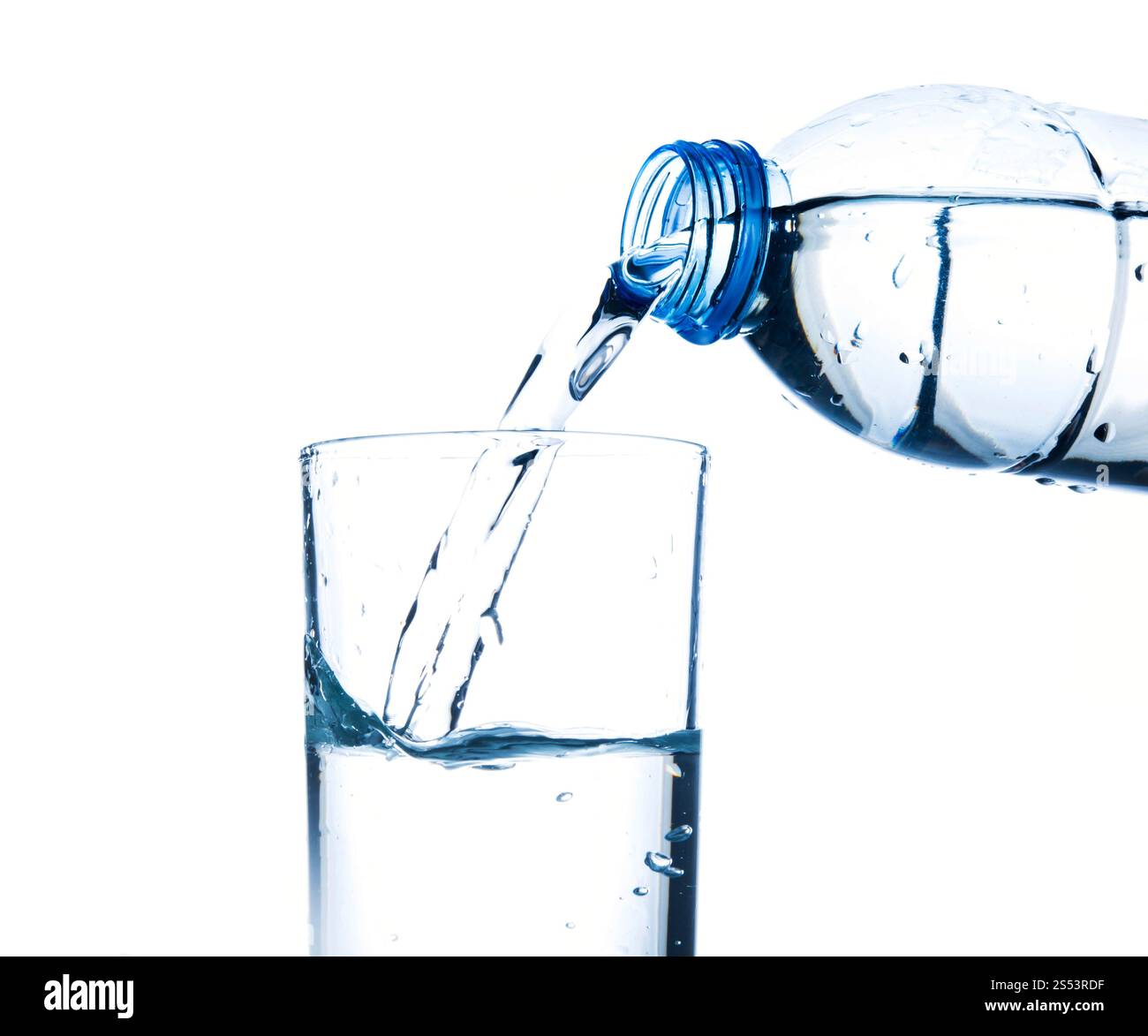 Pouring glass drinking water from hi-res stock photography and images ...