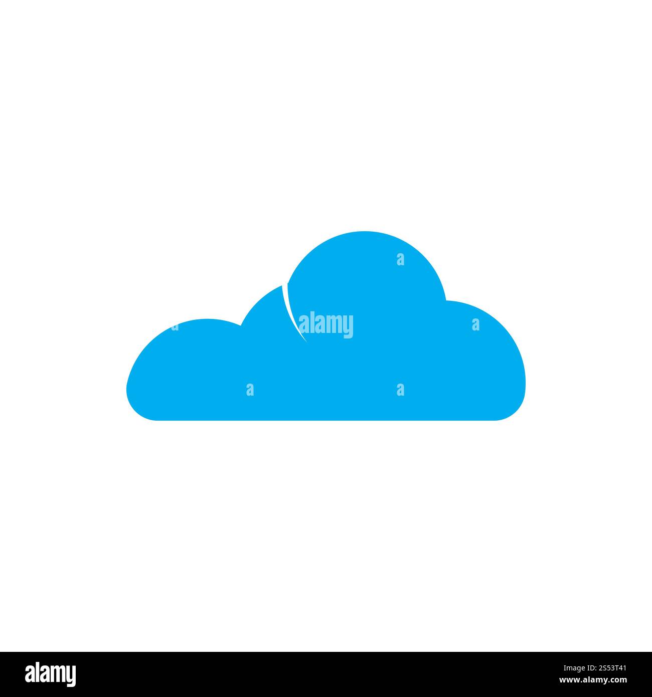 cloud logo vector icon template Stock Photo - Alamy