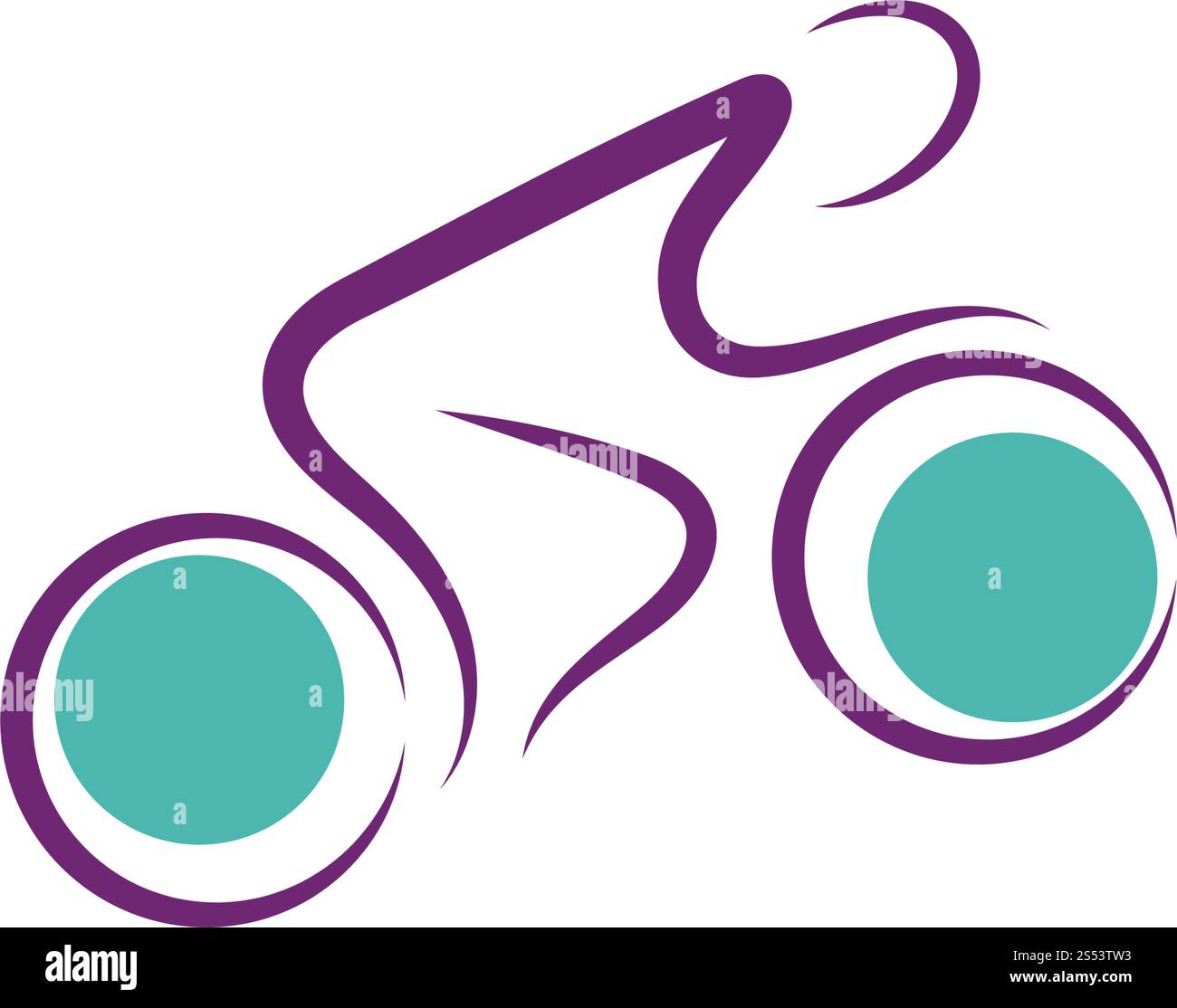Bicycle logo vector template Stock Vector Image & Art - Alamy