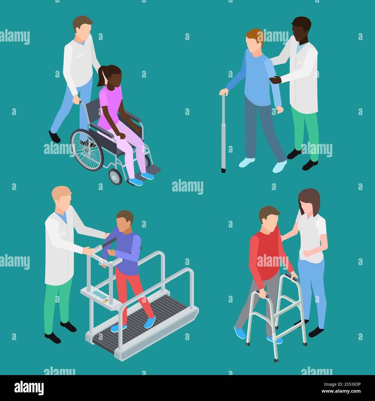 Isometric physiotherapy and medical rehabilitation for teenagers and ...