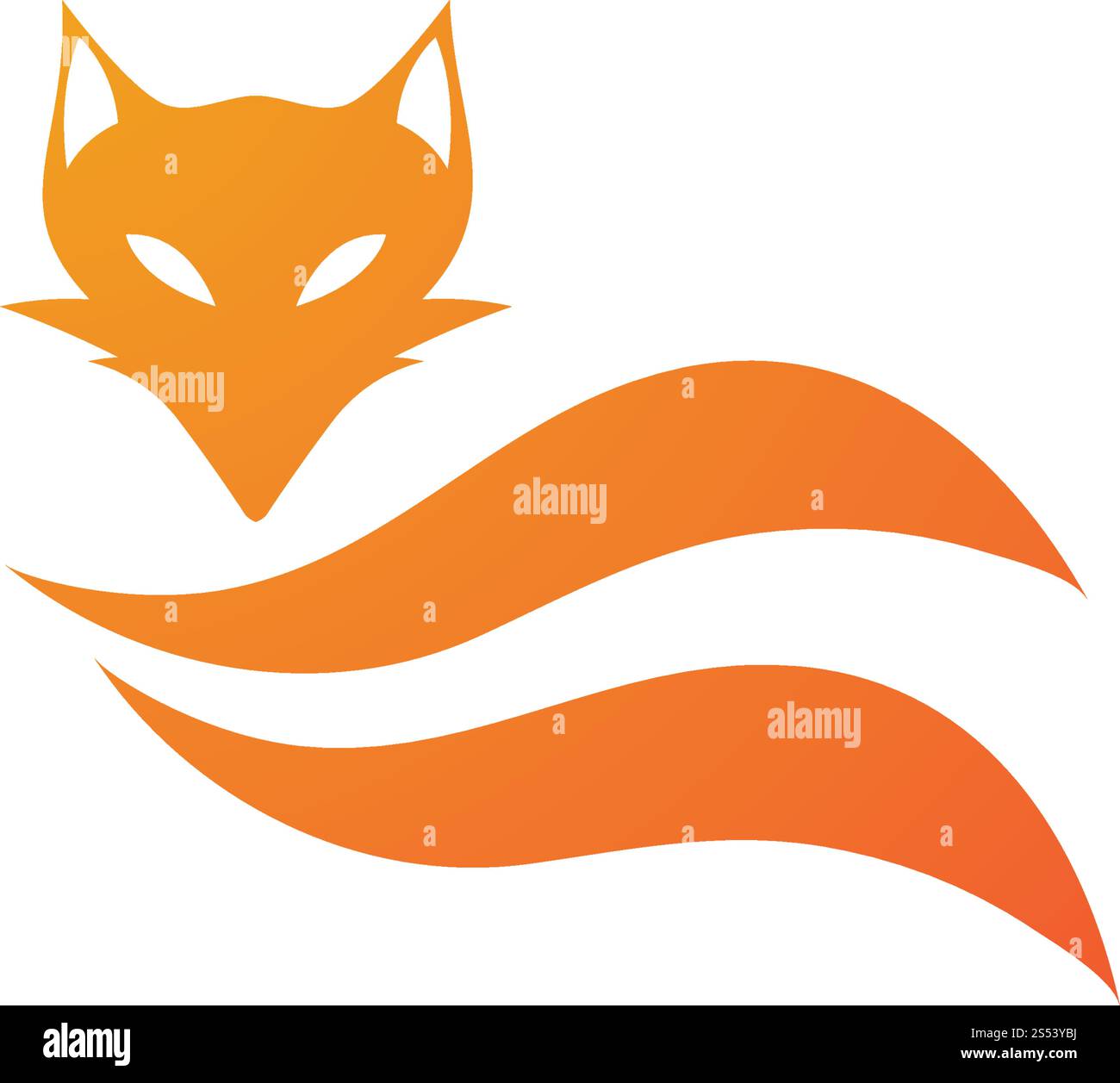 fox logo vector ilustration template Stock Vector Image & Art - Alamy