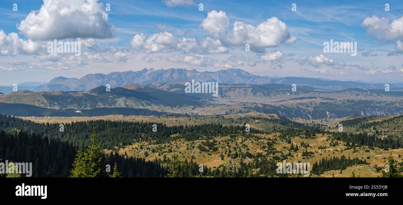 Picturesque summer mountain landscape of Tara Canyon in mountain ...
