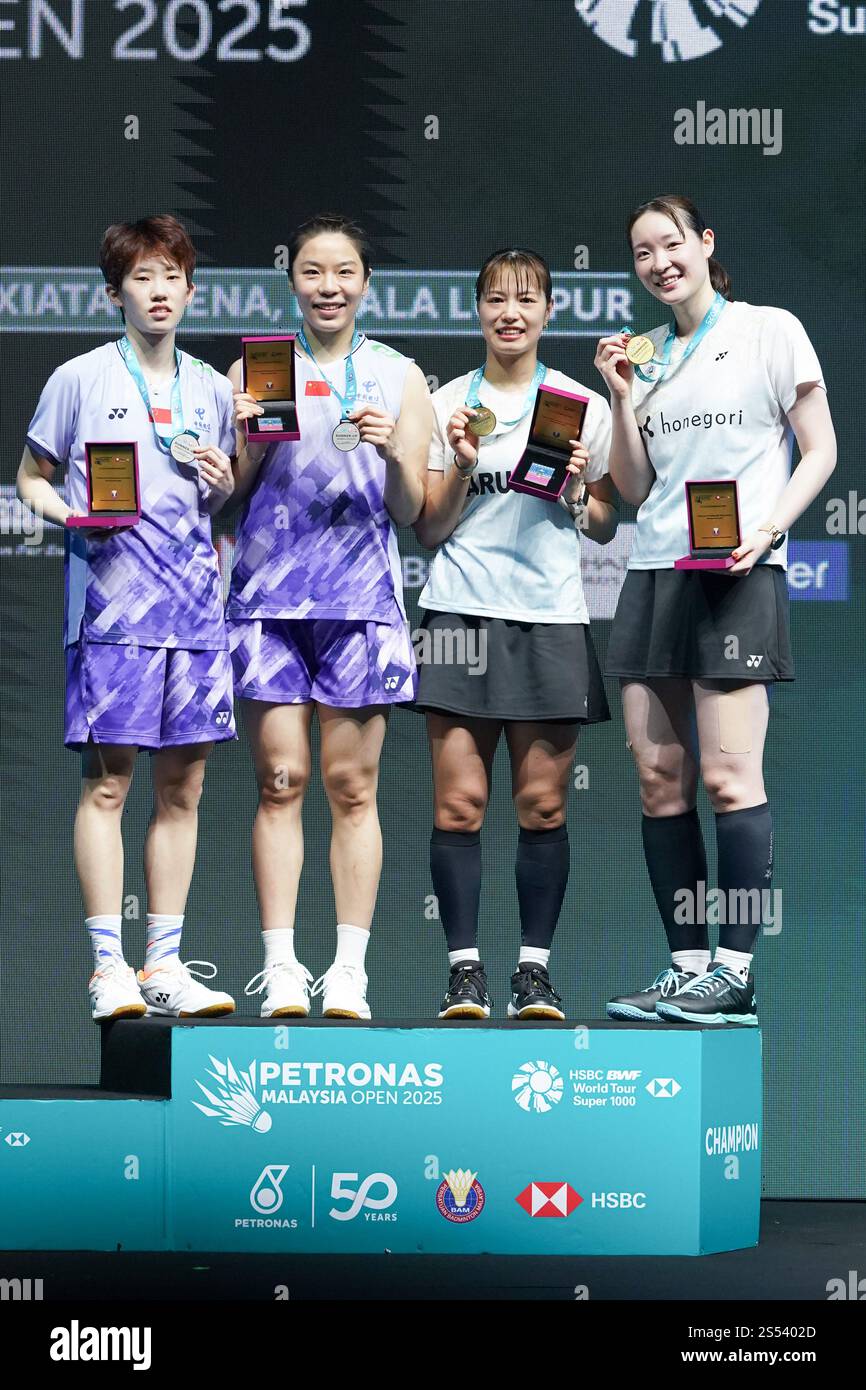 Axiata Arena, Kuala Lumpur, Malaysia. 12th Jan, 2025. Yuki Fukushima (JPN), Mayu Matsumoto (JPN ...