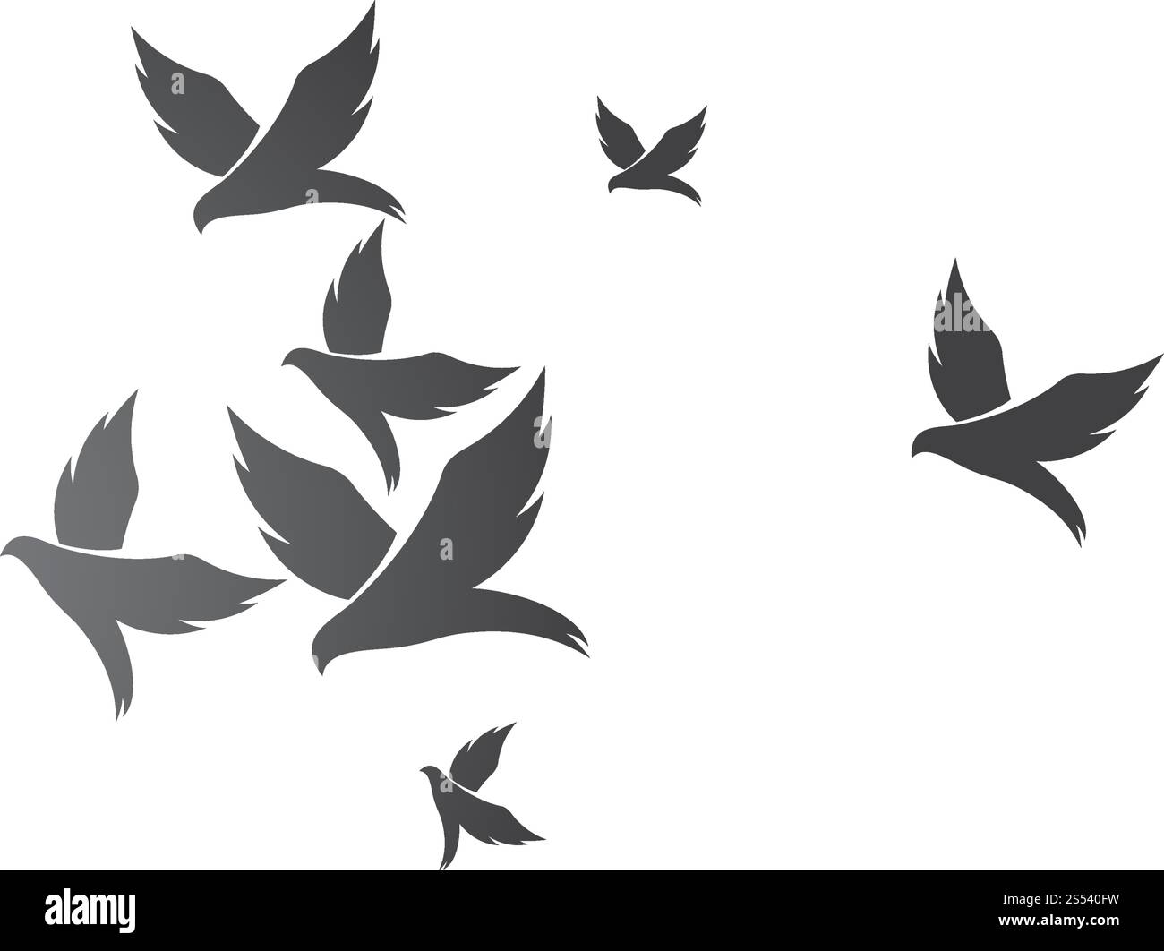 Bird background Template vector illustration Stock Vector Image & Art ...