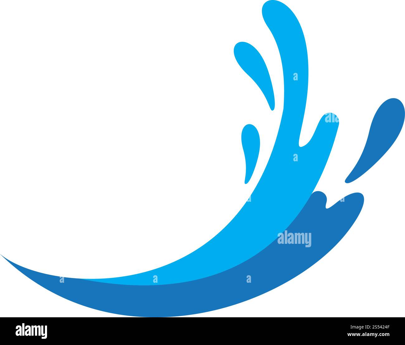 splash Water, Wave symbol and icon Logo Template vector Stock Vector ...