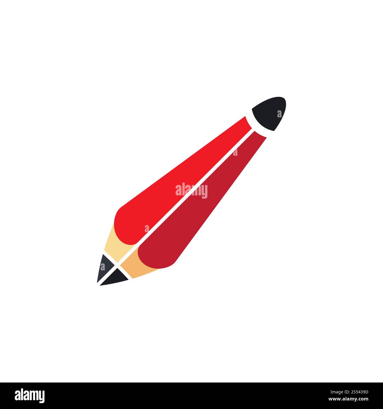 Pencil design element Cut Out Stock Images & Pictures - Alamy