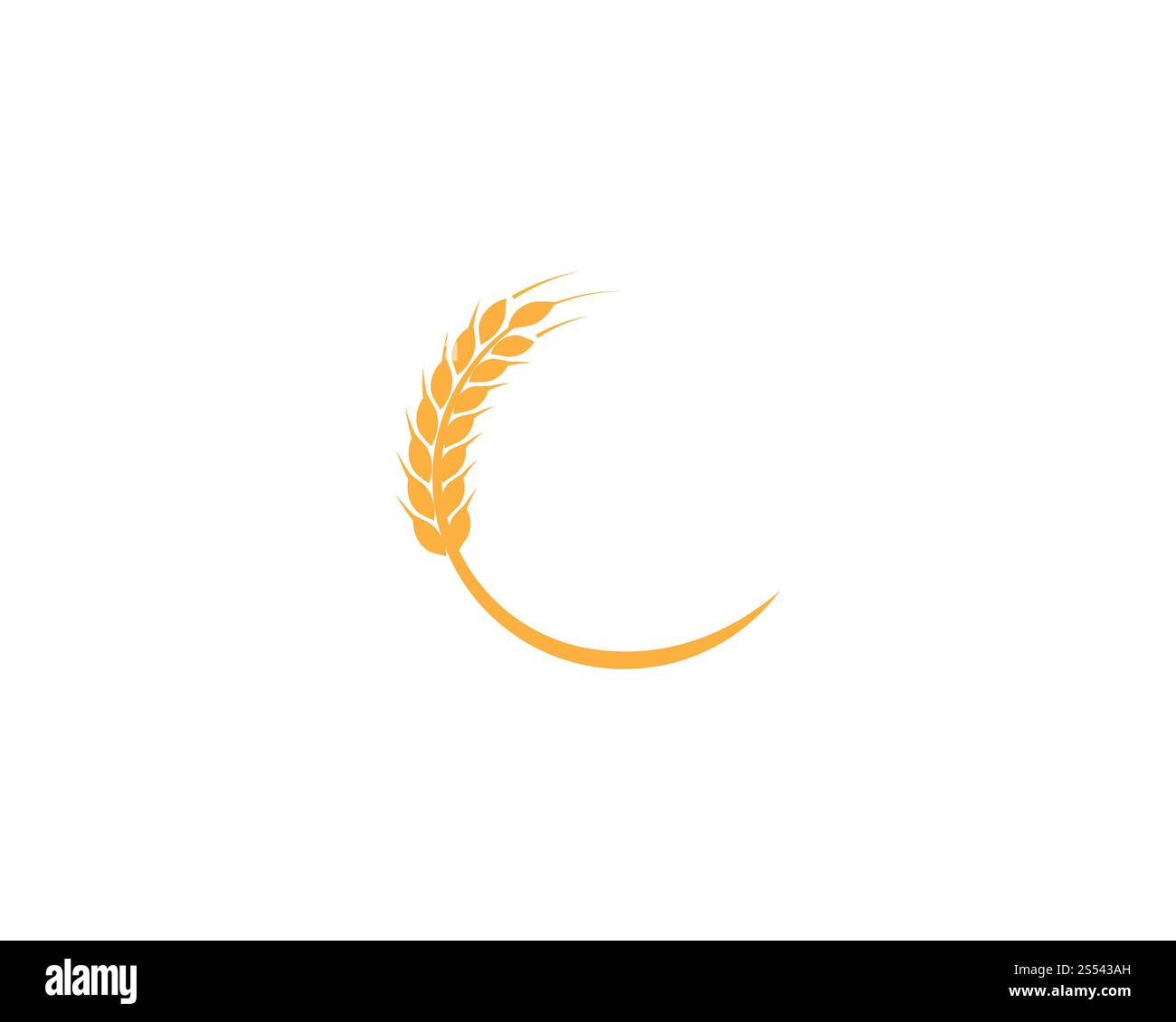 Wheat flour label design hi-res stock photography and images - Alamy