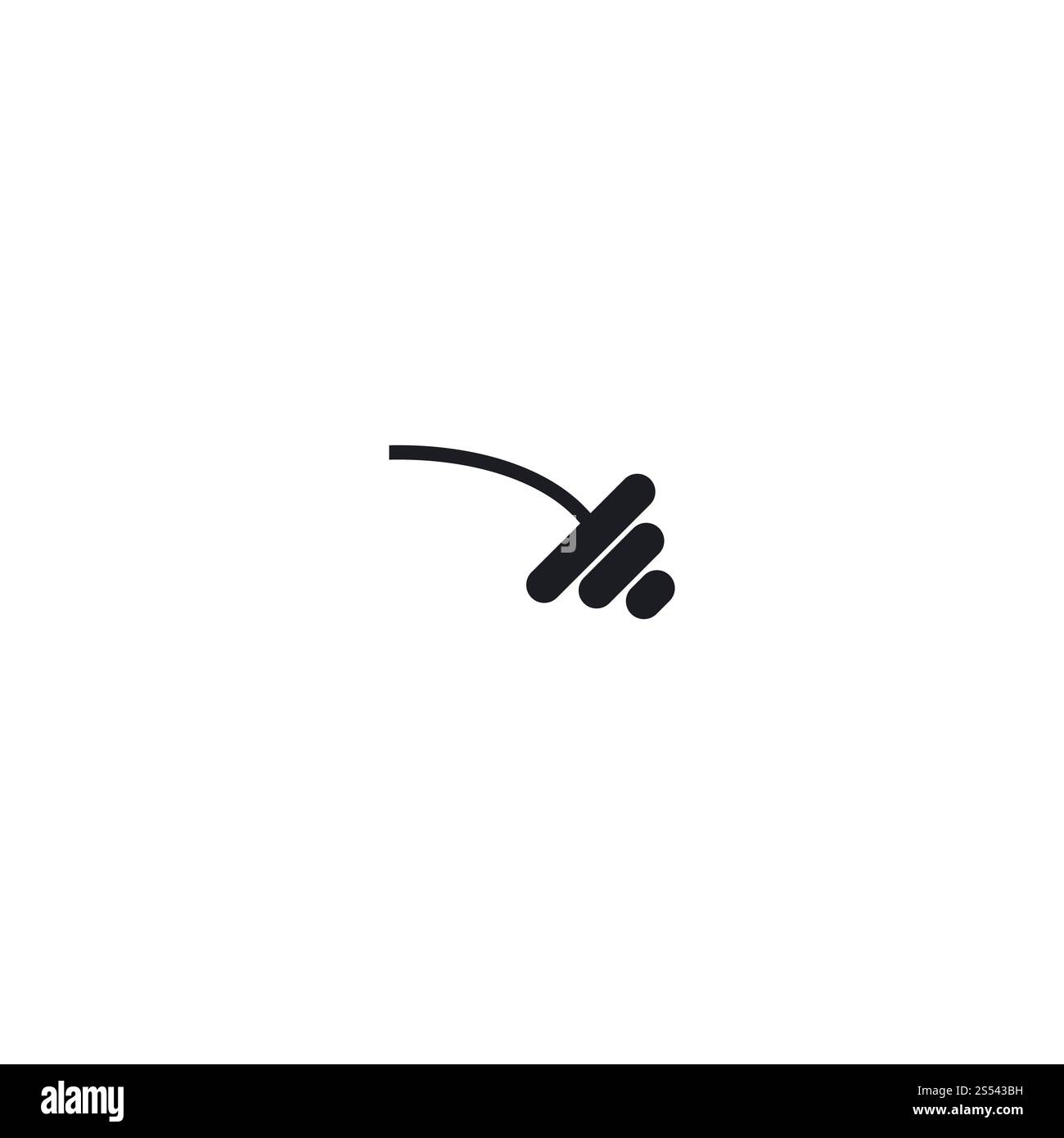 Man bodybuilder design illustration Cut Out Stock Images & Pictures - Alamy