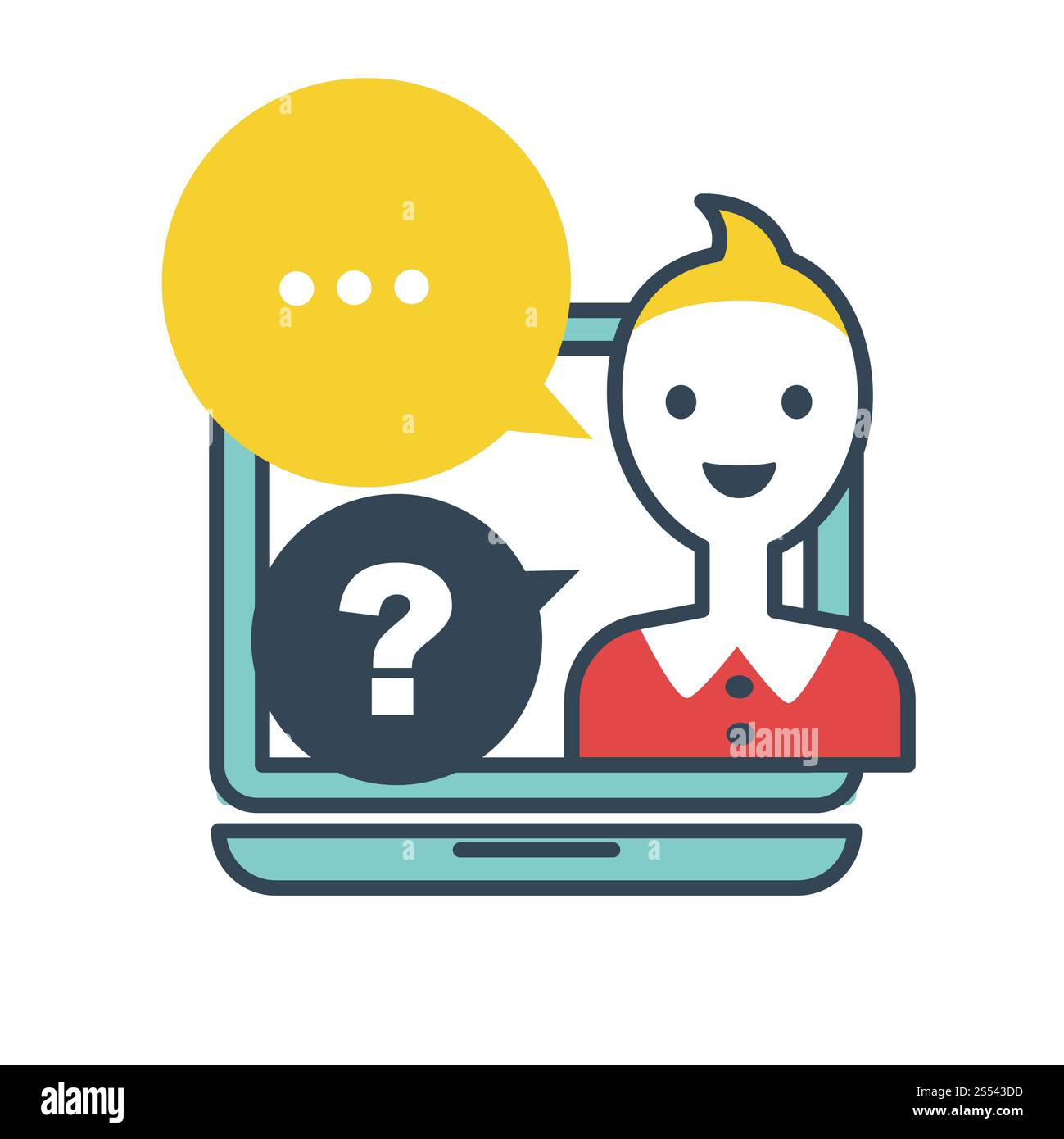 Professional people laptop Cut Out Stock Images & Pictures - Alamy