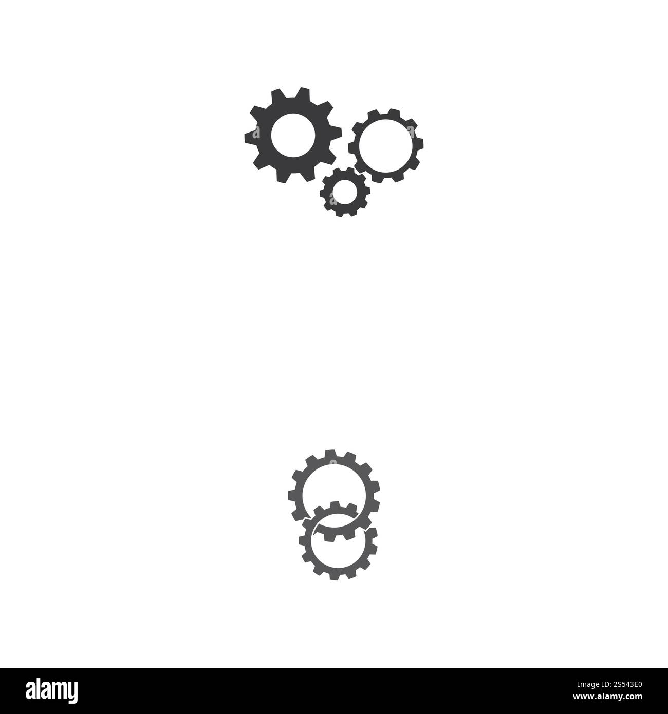 Gear progress vector hi-res stock photography and images - Alamy