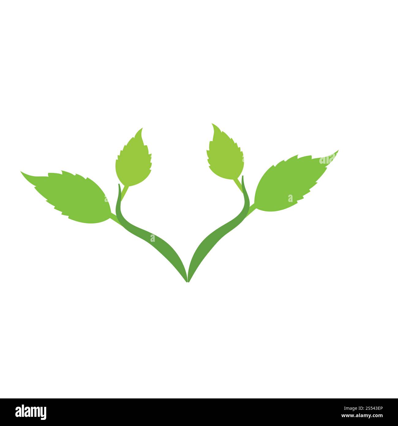 Leaf nature symbol hi-res stock photography and images - Alamy